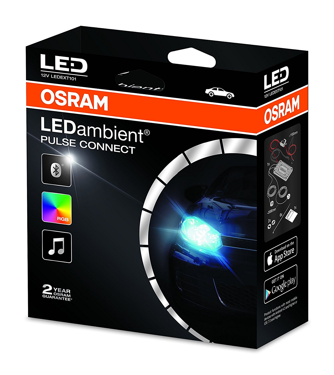 LEDambient RGB ulkovalosarja Osram 12V, Bluetooth - Lumise.fi verkkokauppa